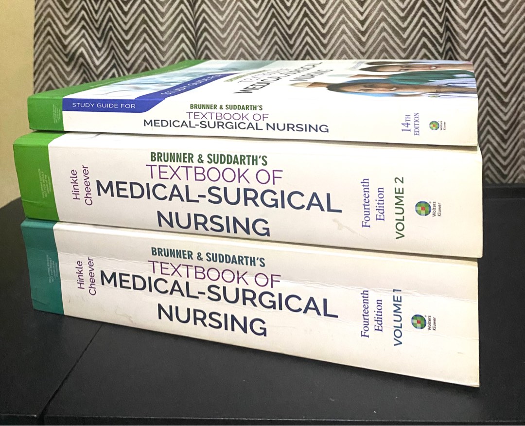 Brunner & Suddarth’s Medical-Surgical Nursing 14th Ed., Hobbies & Toys, Books & Magazines ...
