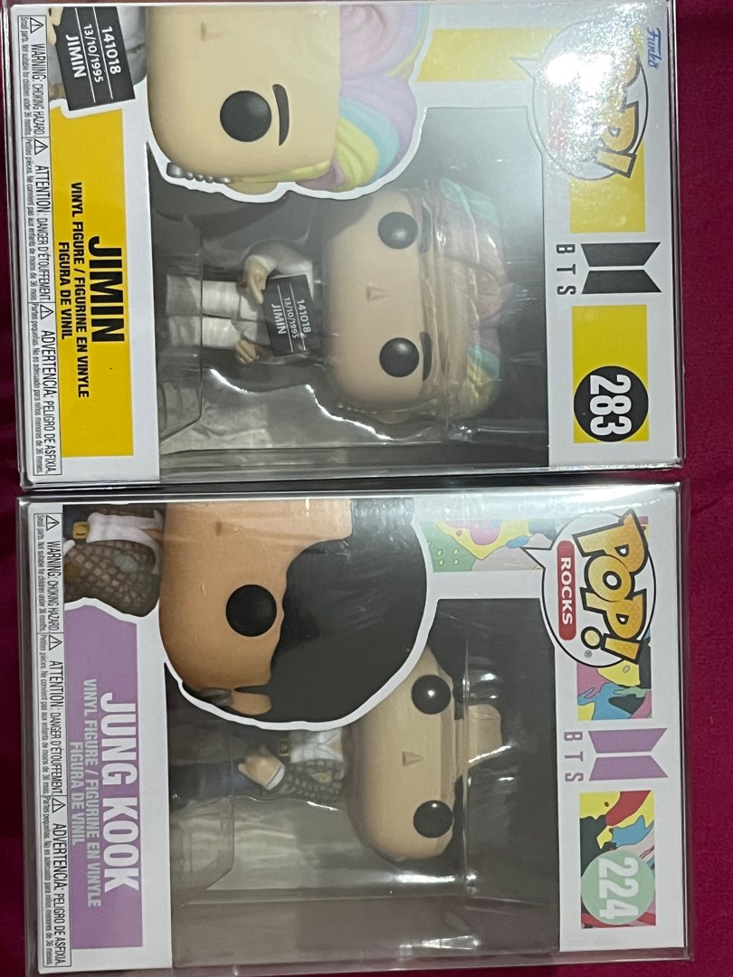 BTS JIMIN & JK Funko pop, Hobbies & Toys, Toys & Games on Carousell