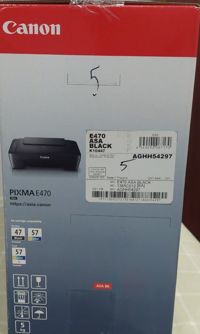 Canon PIXMA E470 printer - brand new, Computers & Tech, Printers ...