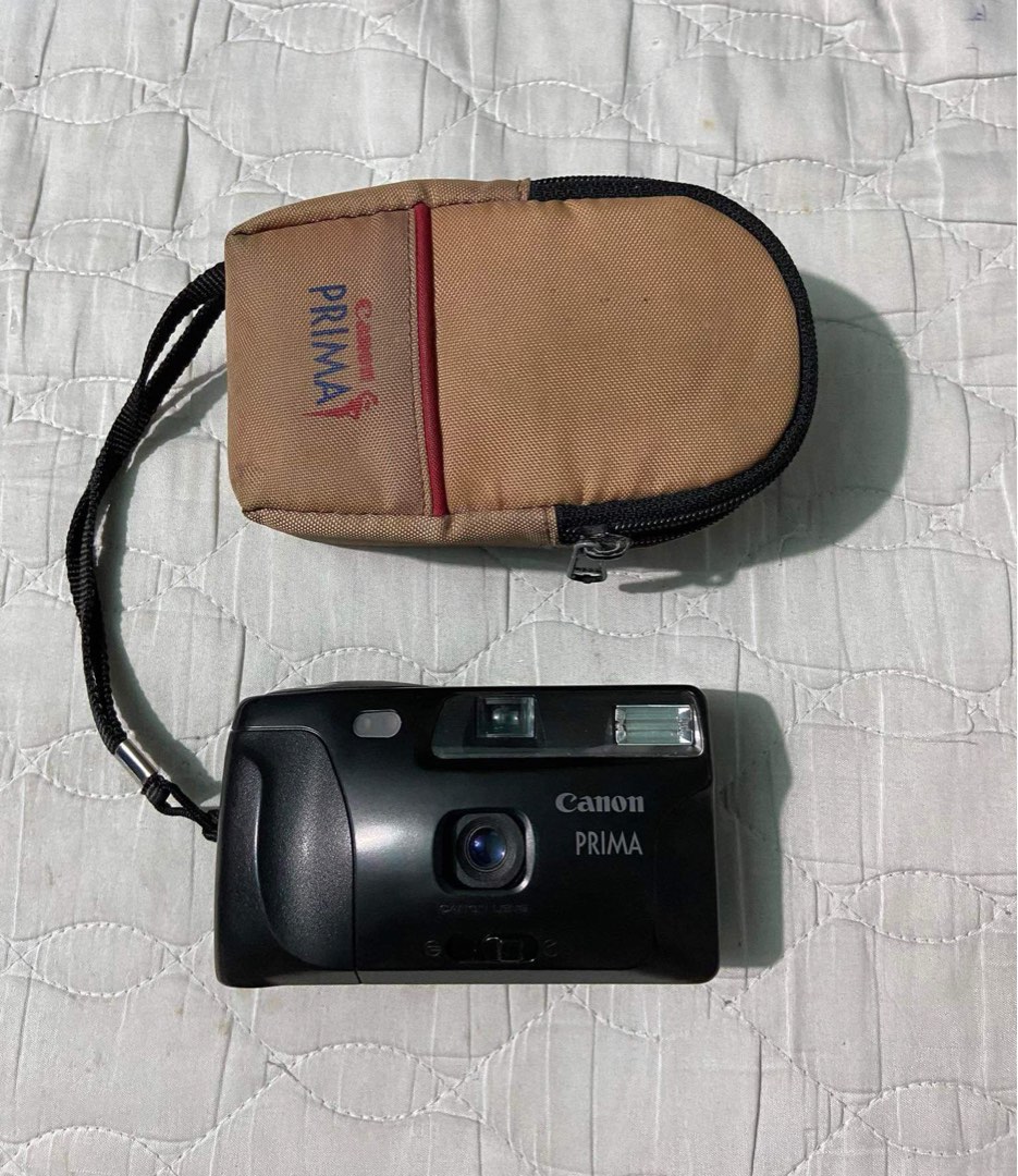 Canon Prima Film camera, Photography, Cameras on Carousell