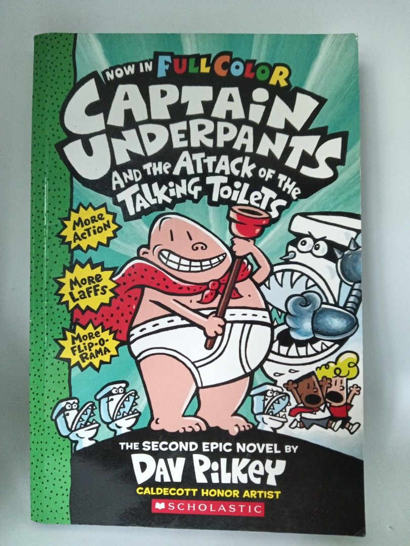 Captain Underpants and The Attack of The Talking Toilets, Hobbies ...