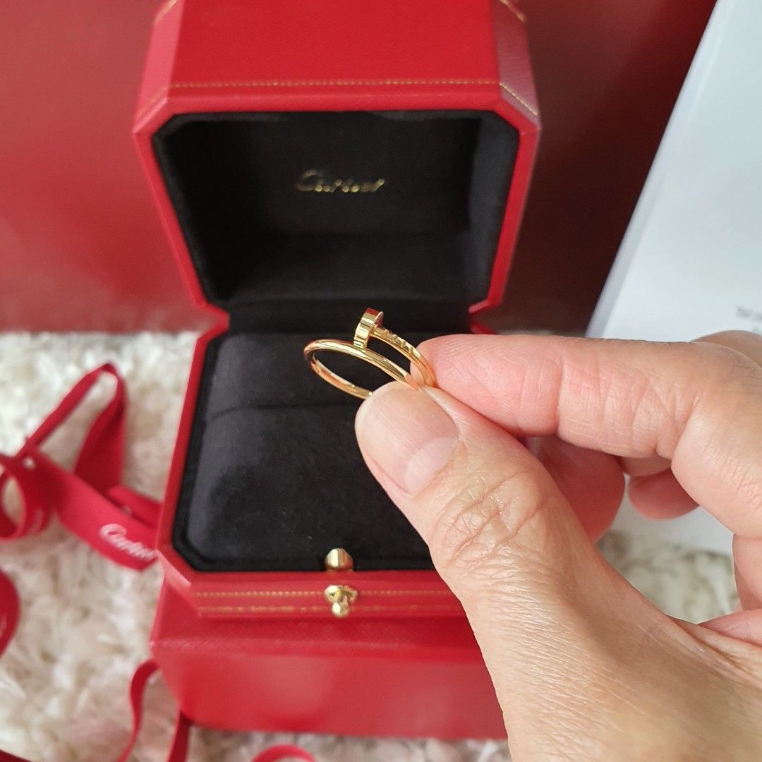 Cartier JUC ring, small, Luxury, Accessories on Carousell