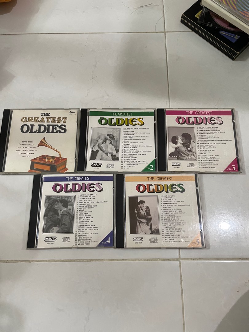CD - The greatest oldies (vol 1. - vol 5.), Hobbies & Toys, Music ...
