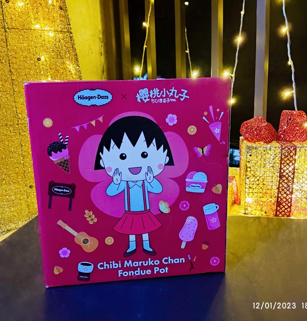 Chibi Maruko Chan Fondue Pot, Hobbies & Toys, Toys & Games on Carousell