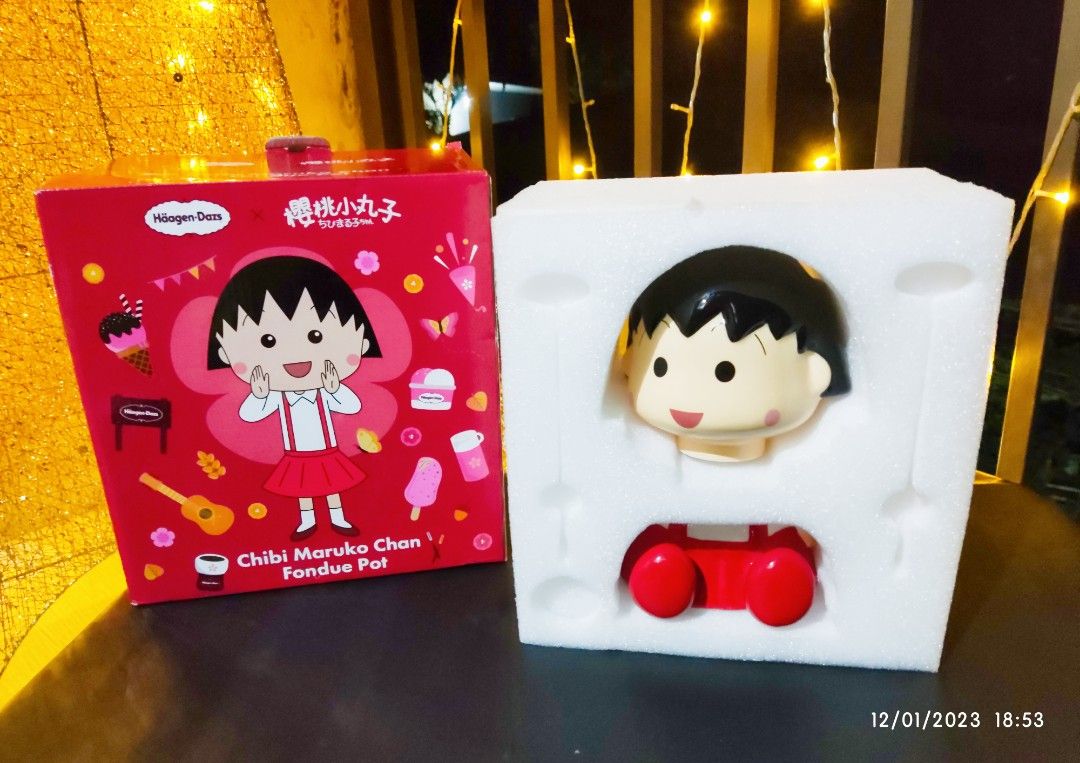 Chibi Maruko Chan Fondue Pot, Hobbies & Toys, Toys & Games on Carousell