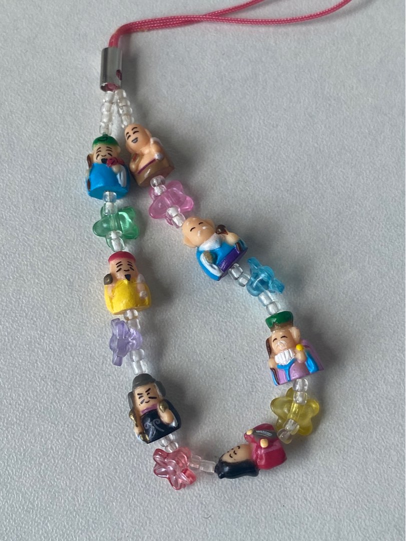 Chinese characters phone charm keychain, Hobbies & Toys, Toys & Games ...