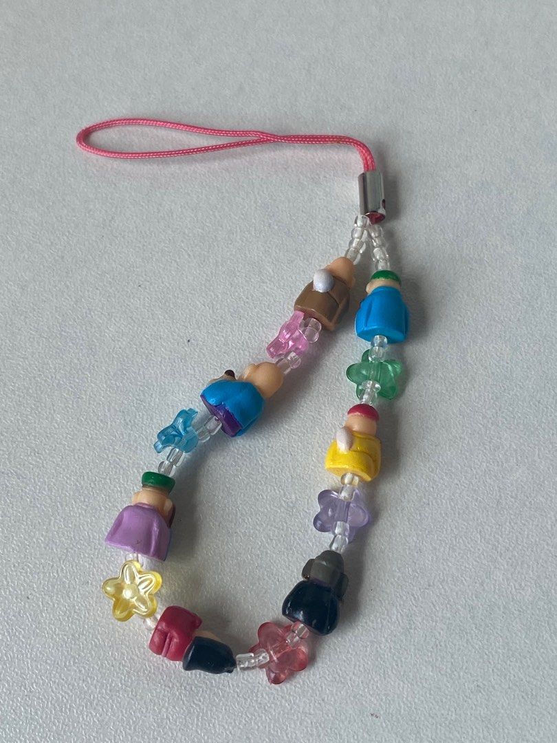 Chinese characters phone charm keychain, Hobbies & Toys, Toys & Games ...