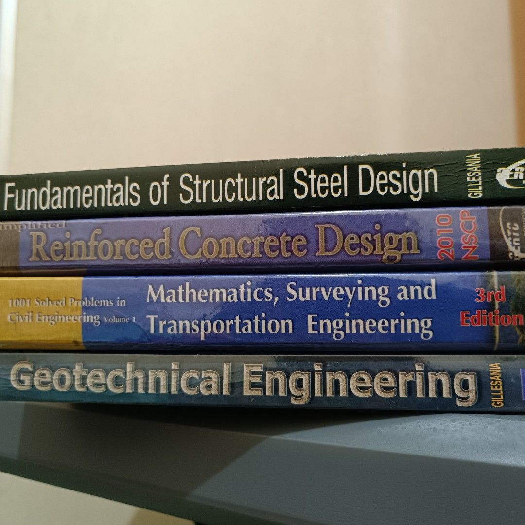 Civil Engineering Review Books (Gillesania & Besavilla), Hobbies & Toys ...
