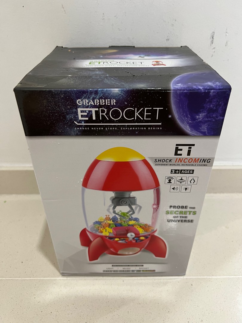 Claw Machine Grabber ET Rocket, Hobbies & Toys, Toys & Games on Carousell