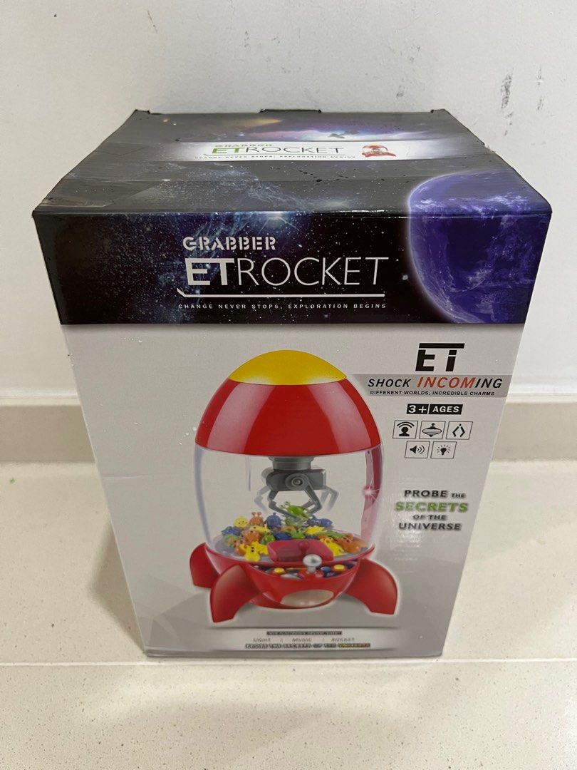 Claw Machine Grabber ET Rocket, Hobbies & Toys, Toys & Games on Carousell