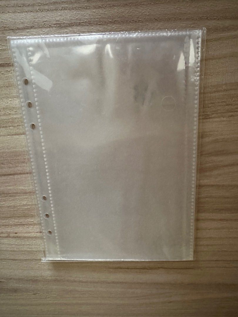Clear A5 Binder Refill 1 Pocket Plastic Sleeves, Hobbies & Toys ...