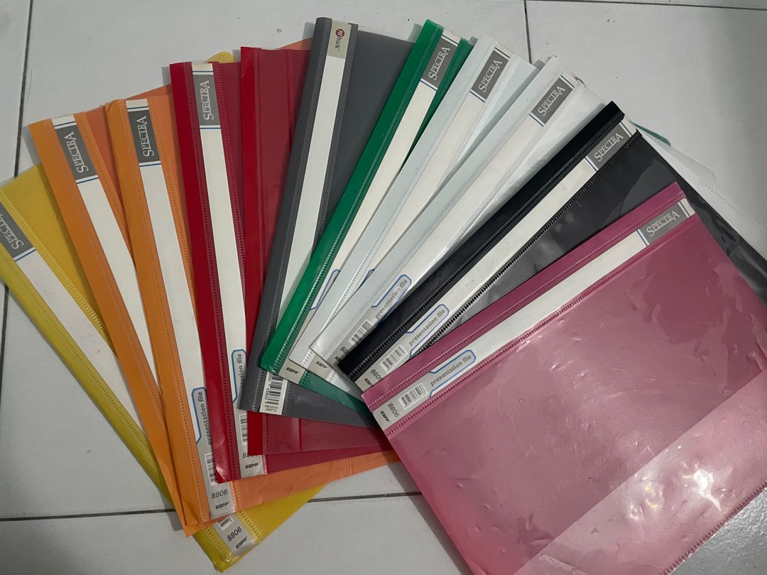 coloured files, Hobbies & Toys, Books & Magazines, Textbooks on Carousell