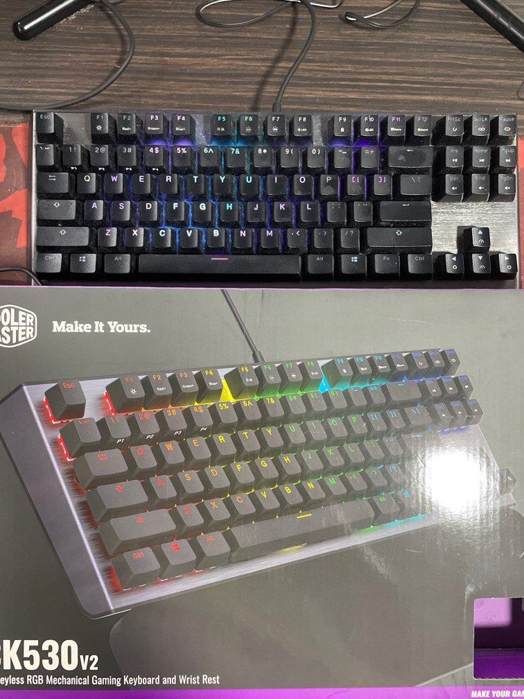 Cooler Master CK530 v2 Mechanical Keyboard Brown Switch, Computers ...
