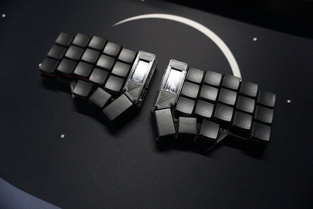 Corne Crkbd choc-spaced Bluetooth wireless split keyboard nicenano ...
