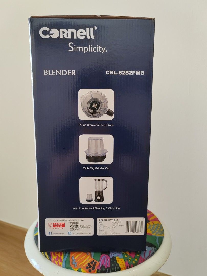 Cornell Blender 1.5L 2 speeds, TV & Home Appliances, Kitchen Appliances ...