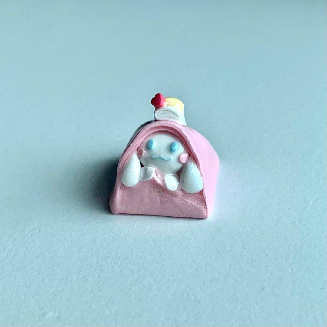 Cute Cinnamoroll Artisan Keycap | Sanrio Esc Key for Mech Keyboard ...