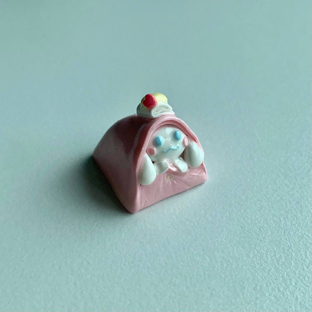 Cute Cinnamoroll Artisan Keycap | Sanrio Esc Key for Mech Keyboard ...