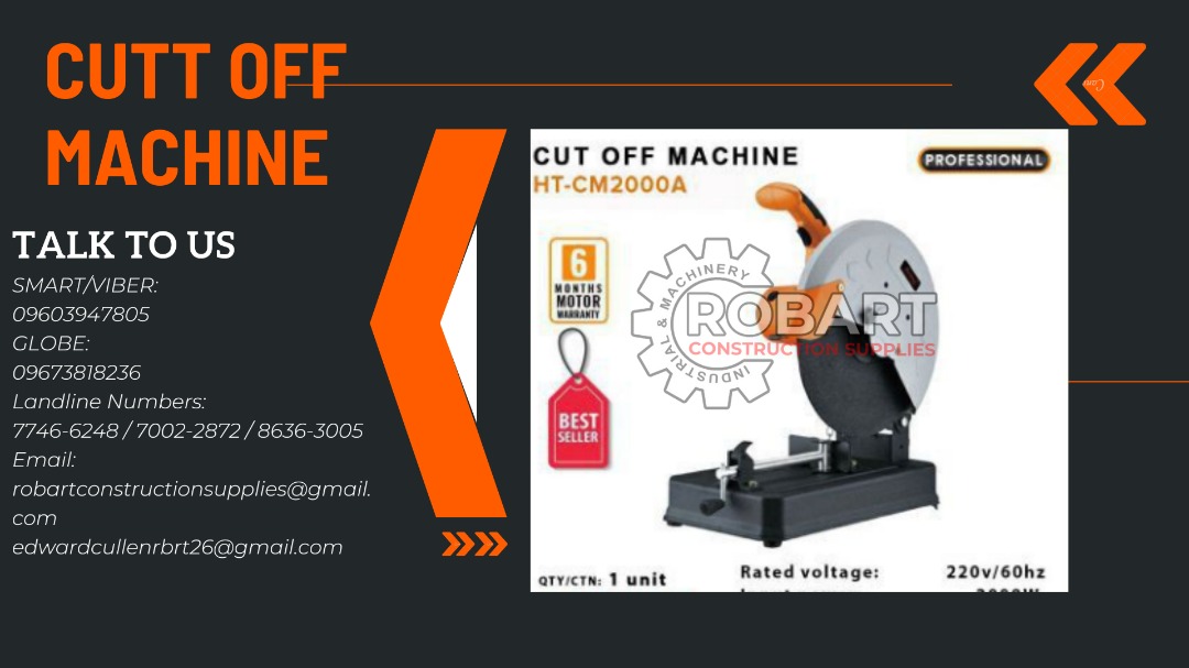 CUT OFF MACHINE, Commercial & Industrial, Construction Tools ...