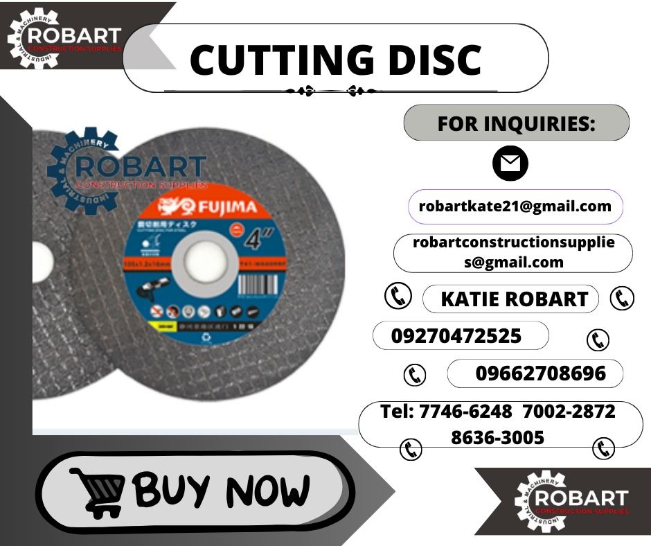 CUTTING DISC, Commercial & Industrial, Construction Tools & Equipment ...