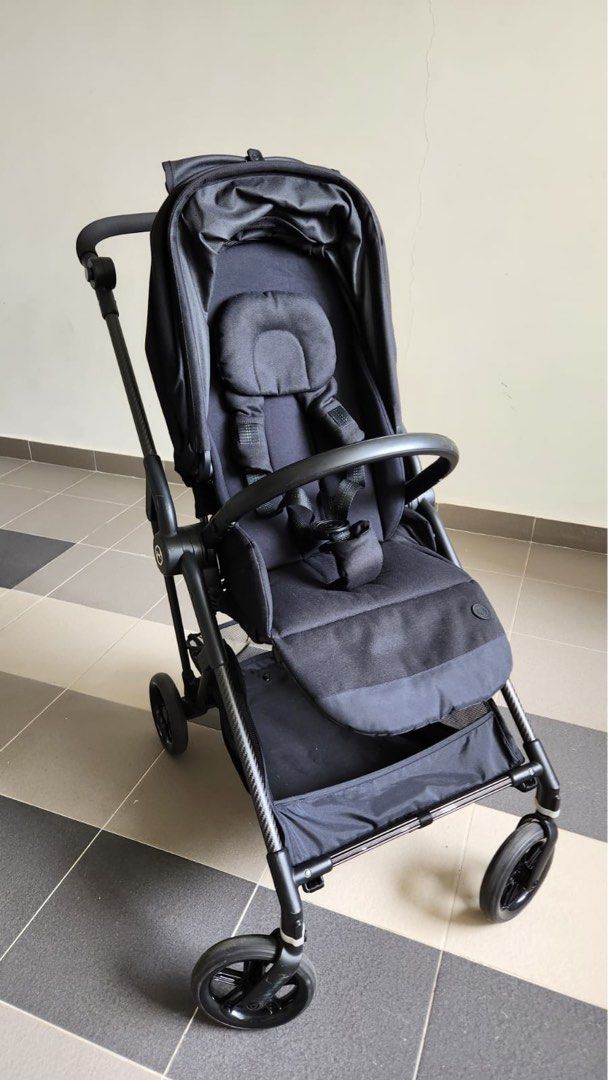 Cyber Melio Stroller Deep Black, Babies & Kids, Going Out, Strollers on ...
