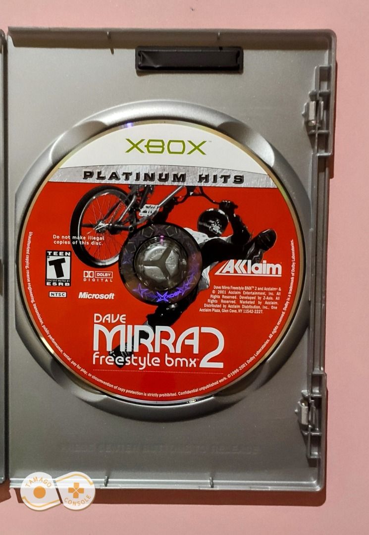 Dave Mirra Freestyle BMX 2 - [OG XBOX Game] [NTSC / ENGLISH Language ...