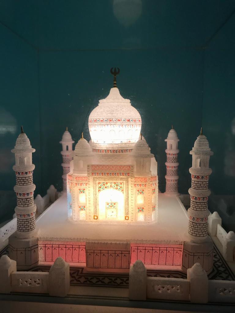 Decorative lamp Taj Mahal + glass case, Furniture & Home Living, Home ...