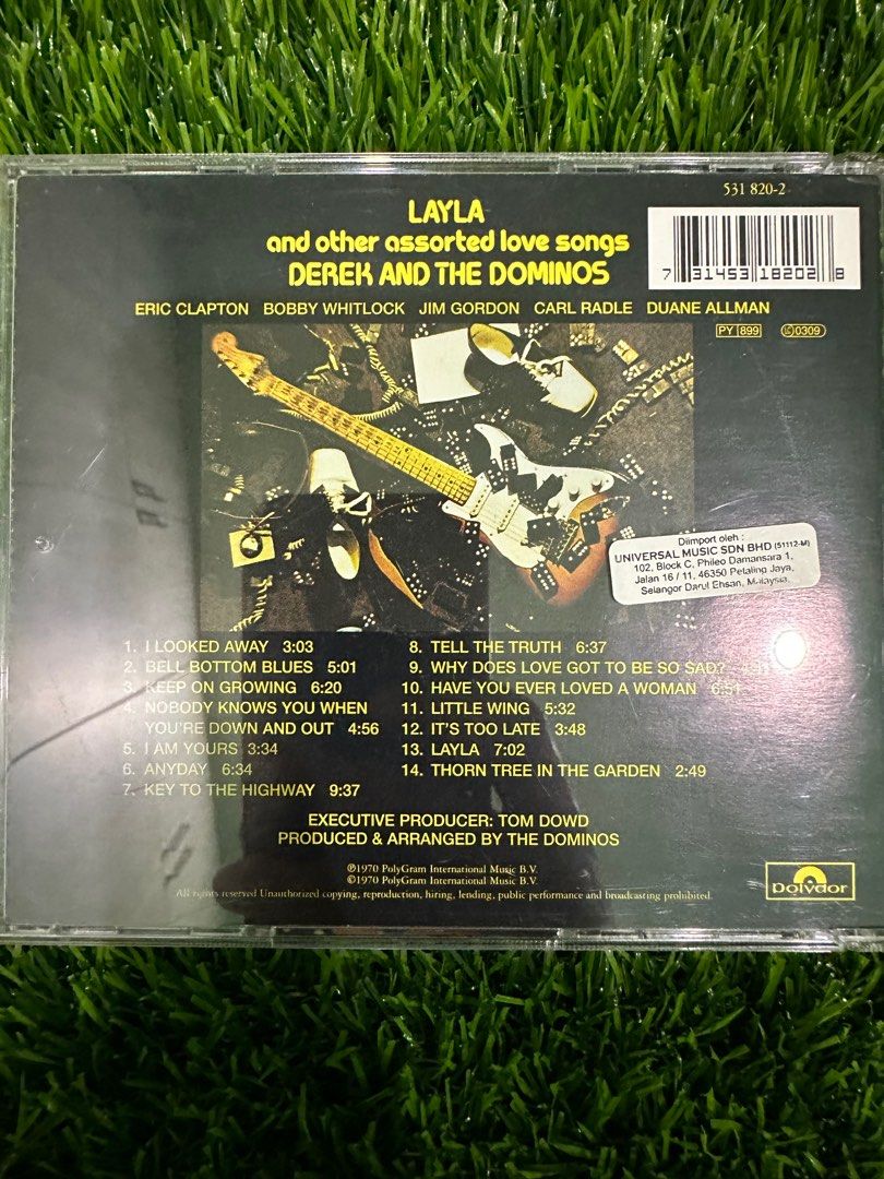 Derek and the Dominos - Layla CD, Hobbies & Toys, Music & Media, CDs ...