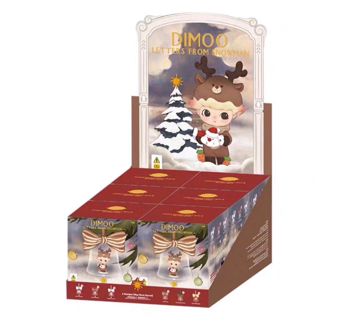 DIMOO CHRISTMAS LIGHT BULB LETTERS FROM SNOWMAN SERIES POPMART / FULL ...