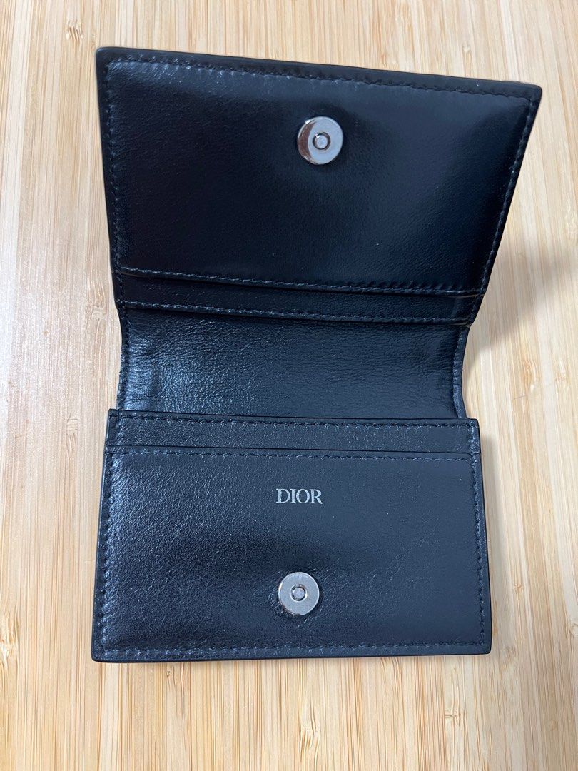 Dior Business Card Holder, Luxury, Bags & Wallets on Carousell