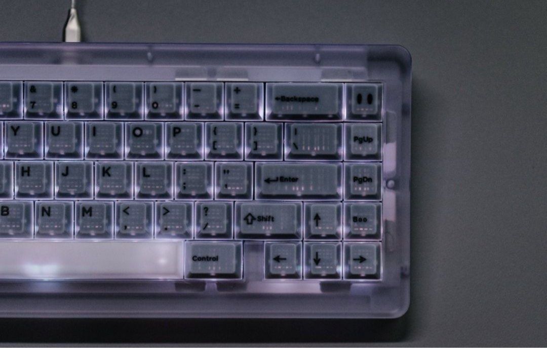 Domikey Ghost DMK Ghost Keycaps, Computers & Tech, Parts & Accessories ...