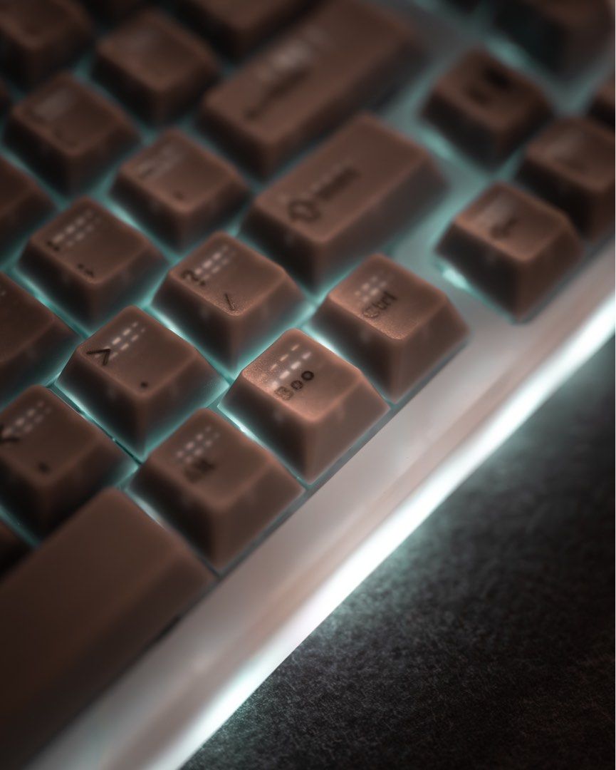 Domikey Ghost DMK Ghost Keycaps, Computers & Tech, Parts & Accessories ...