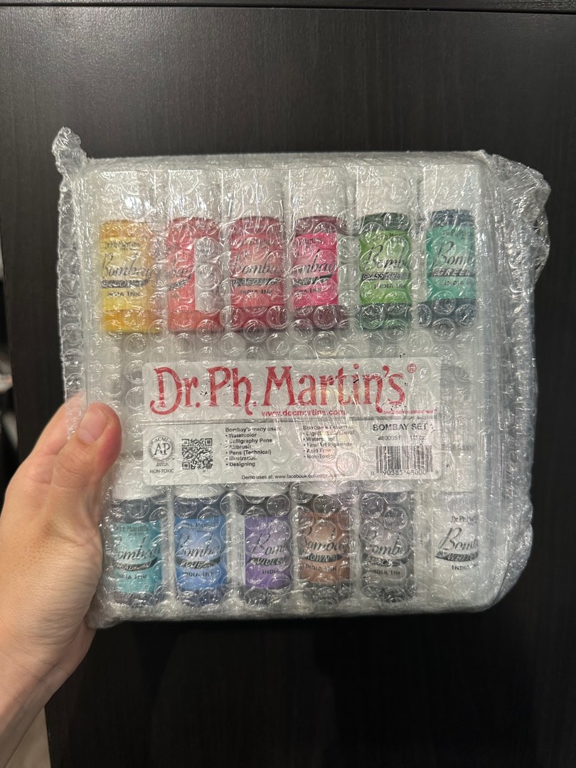 Dr. Ph. Martin's BOMB05OZSET1 Bombay India 1 Ink Set, 0.5 oz, Colors ...