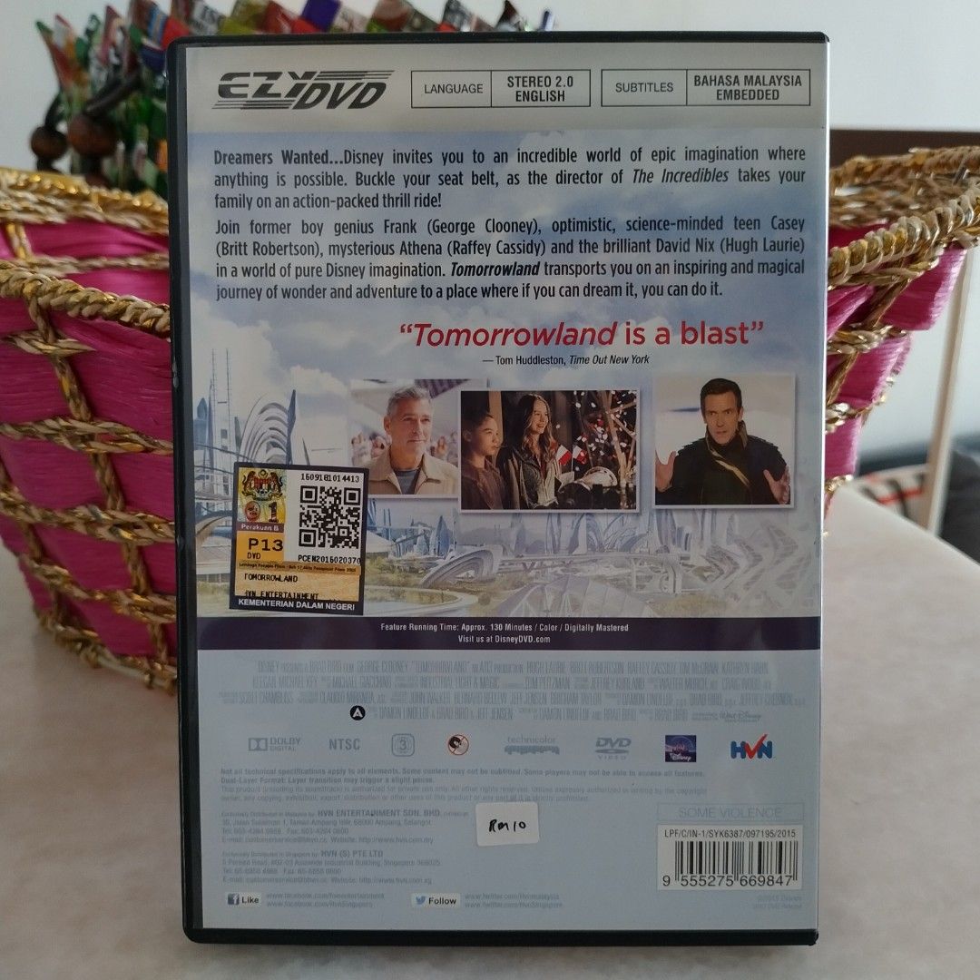 (DVD) DISNEY TOMORROWLAND, Hobbies & Toys, Music & Media, CDs & DVDs on ...