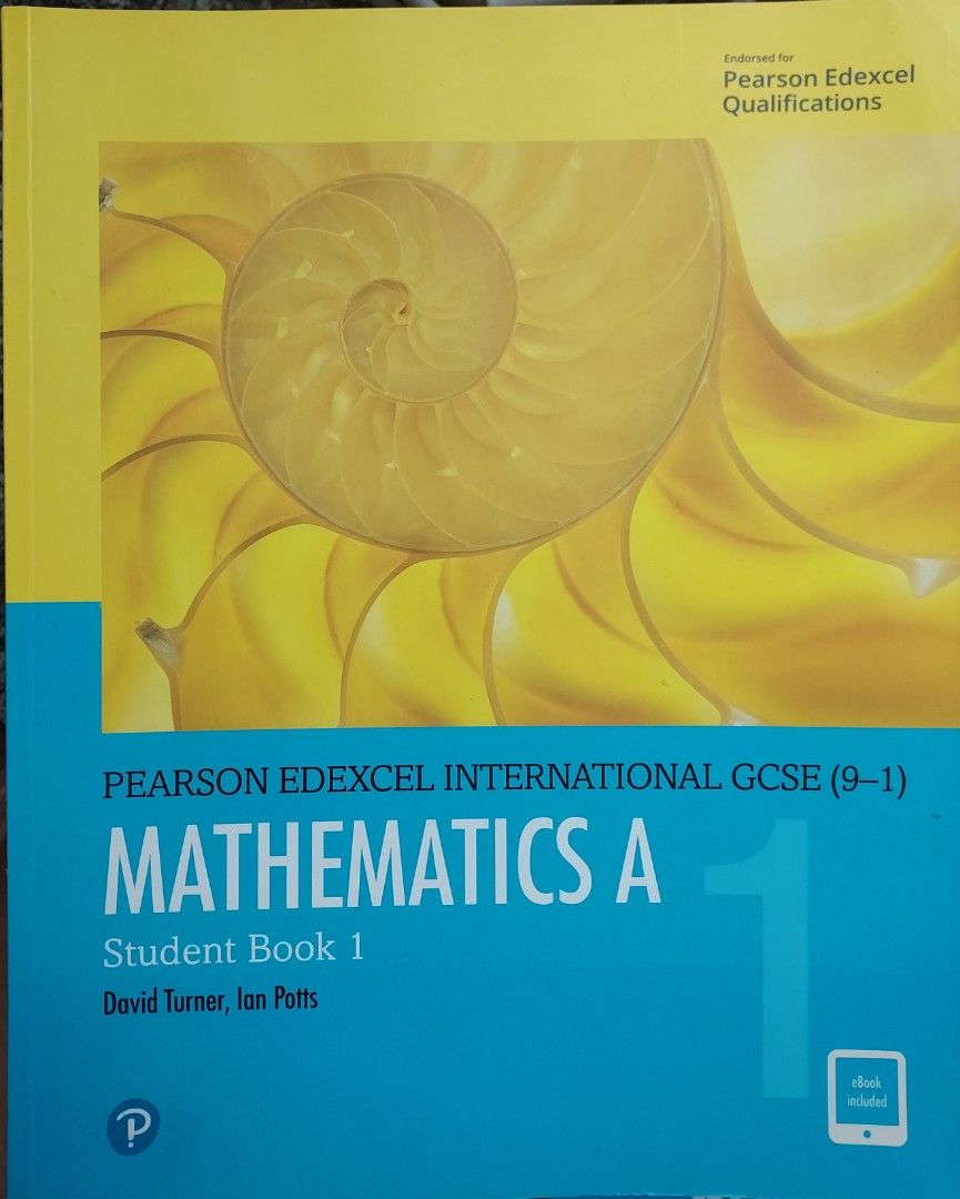 Edexcel IGCSE Mathematics A Book 1 &2, 興趣及遊戲, 書本 & 文具, 教科書 - Carousell