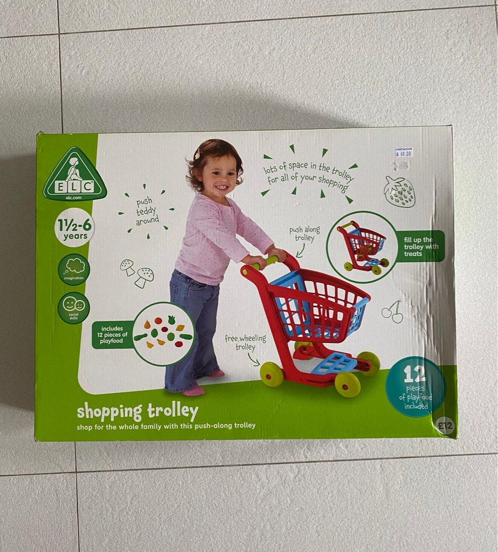 Elc toddler/kids shopping trolley, Babies & Kids, Infant Playtime on ...