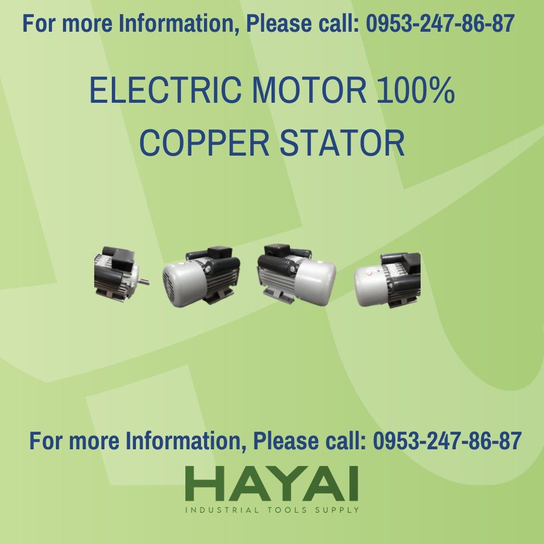 ELECTRIC MOTOR 100% COPPER STATOR, Commercial & Industrial ...