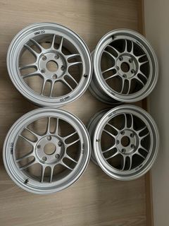 Original JDM Enkei AP racing Rims, Car Accessories on Carousell