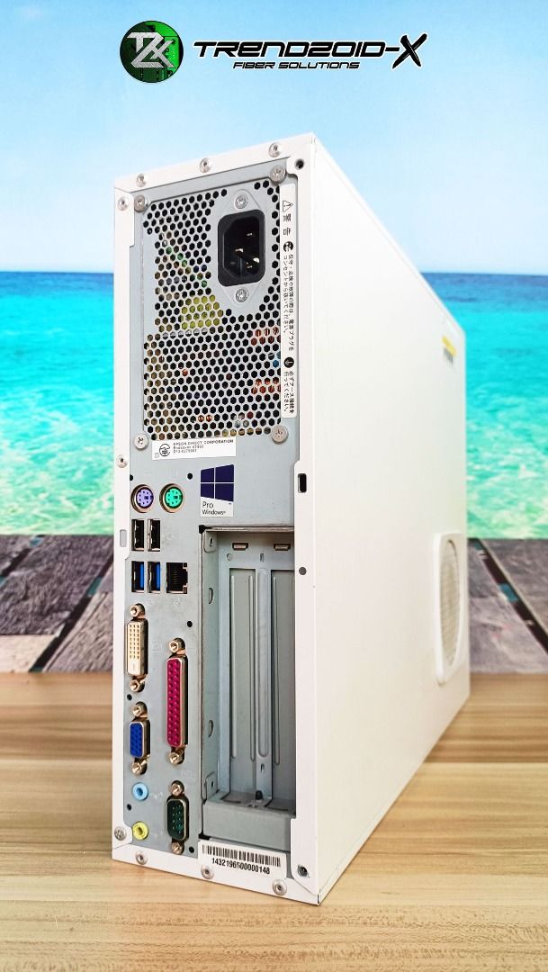 Epson Computer Set with Dell Monitor and Brand New Q17 Keyboard and ...