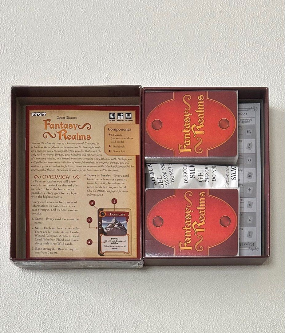 Fantasy Realms board game card game, Hobbies & Toys, Toys & Games on ...