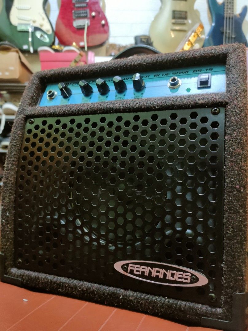 Fernandes blue sonic bass amp, Hobbies & Toys, Music & Media, Musical ...