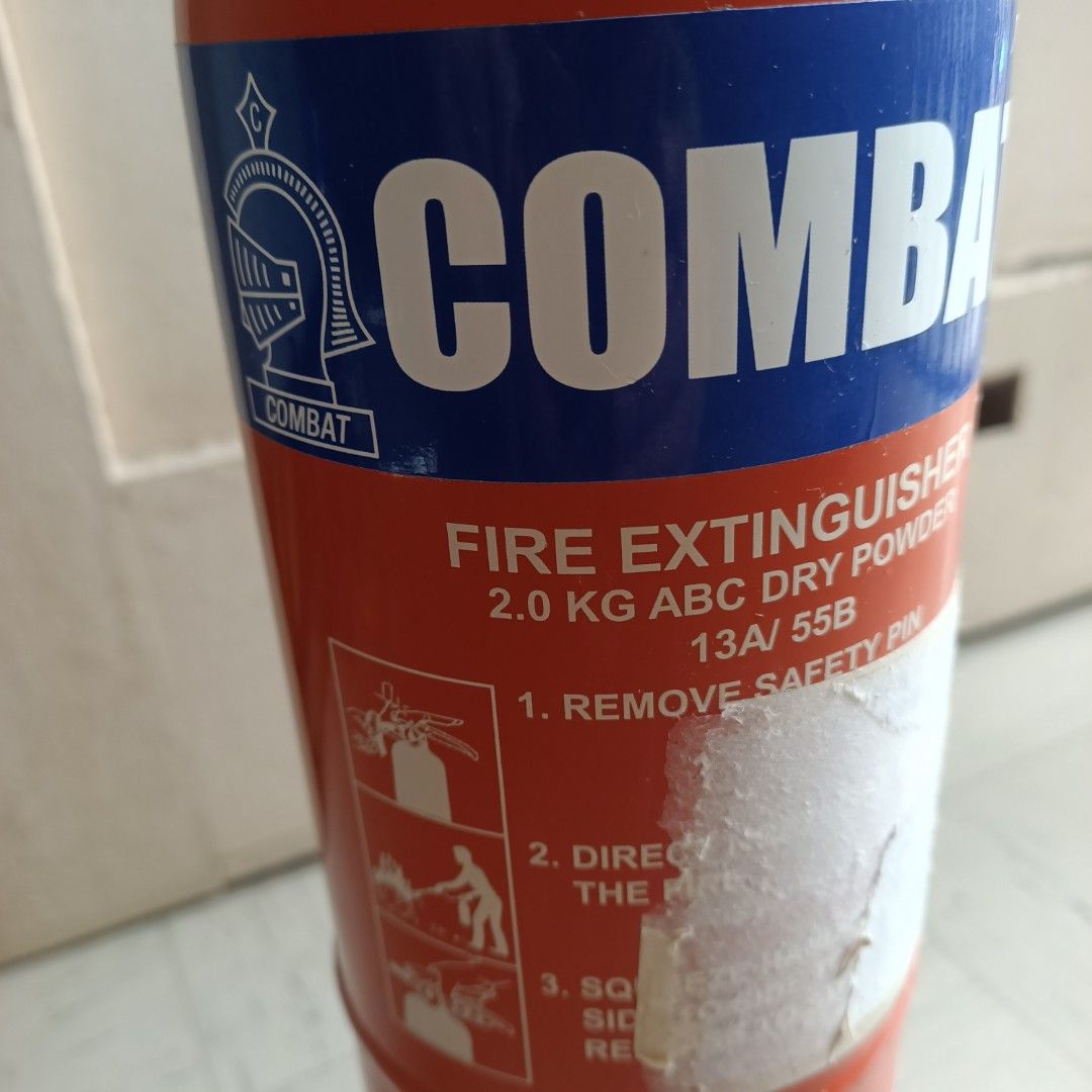 Fire Extinguisher, 2kg, ABC dry powder, for all type of fire, Furniture ...