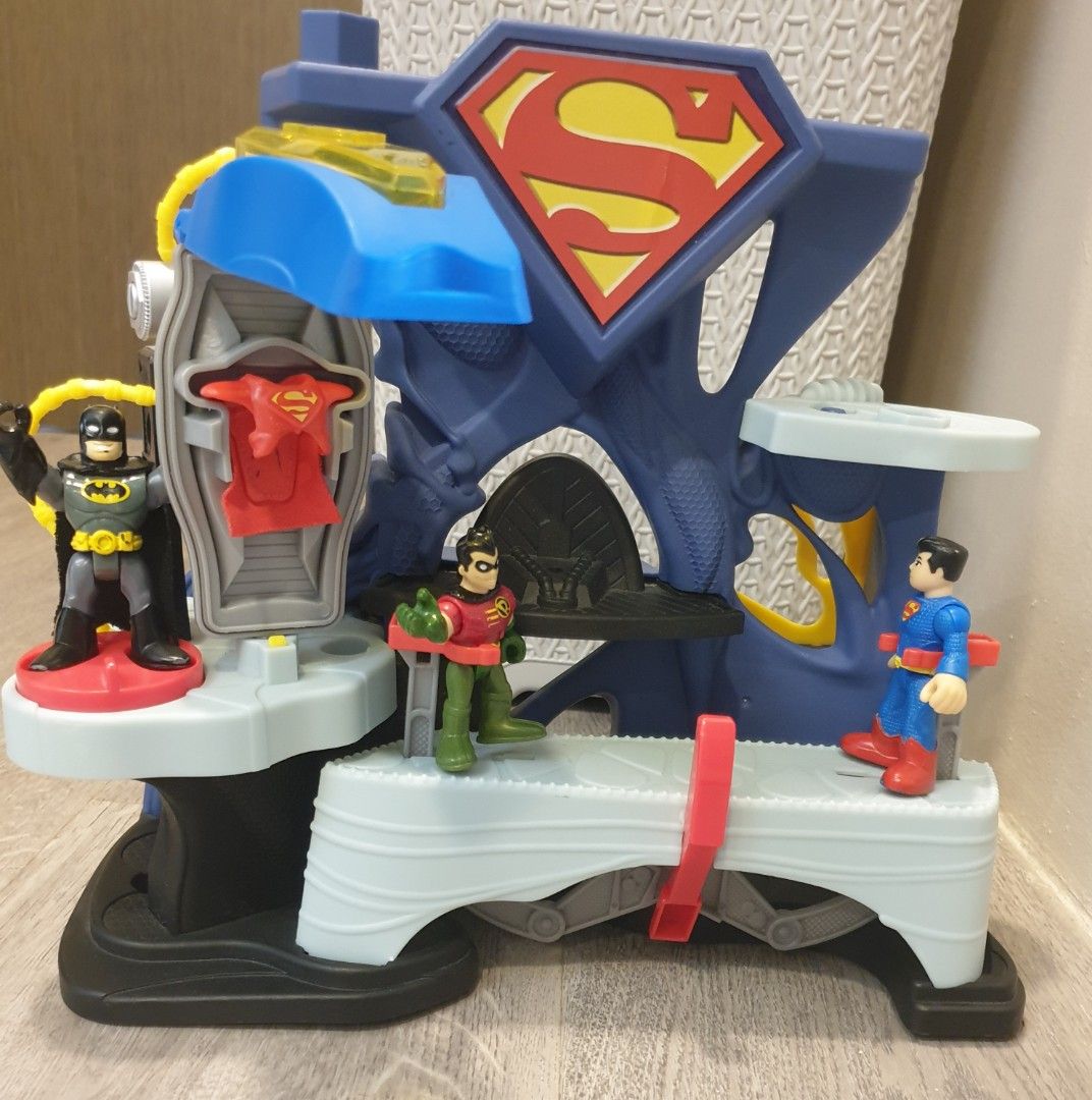Fisher Price Imaginext Superman's Lair Fortress Includes Superman ...