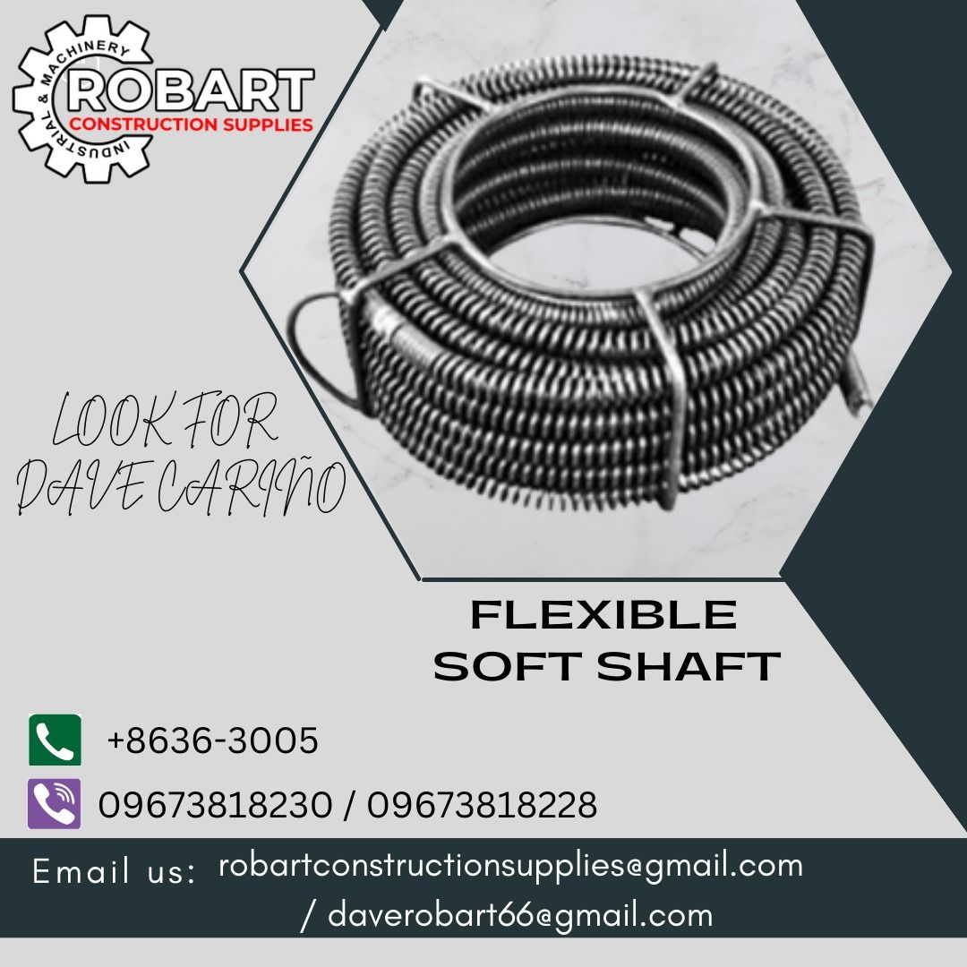 FLEXIBLE SOFT SHAFT, Commercial & Industrial, Construction Tools ...
