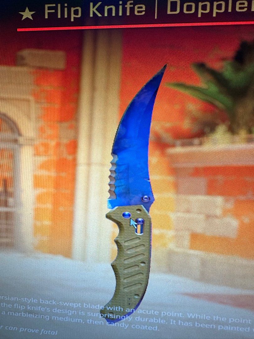 Flip knife Doppler phase 4 [FN], Video Gaming, Gaming Accessories, In ...