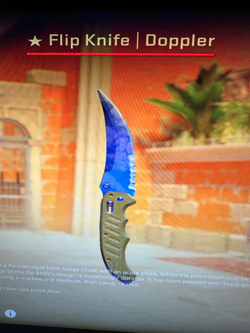 Flip knife Doppler phase 4 [FN], Video Gaming, Gaming Accessories, In ...