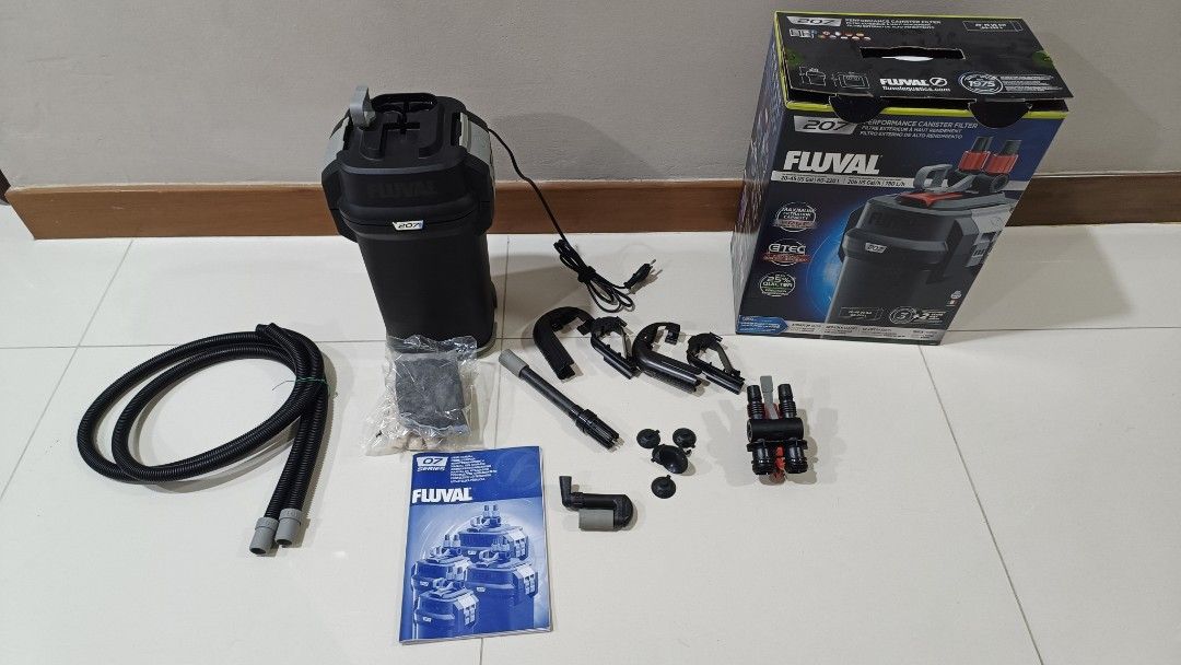 Fluval 207 canister filter, Pet Supplies, Homes & Other Pet Accessories ...