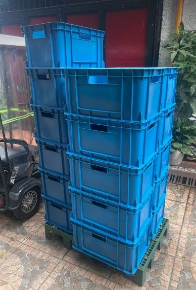 BLUE FOOD CRATES - Picked up, Furniture & Home Living, Kitchenware ...