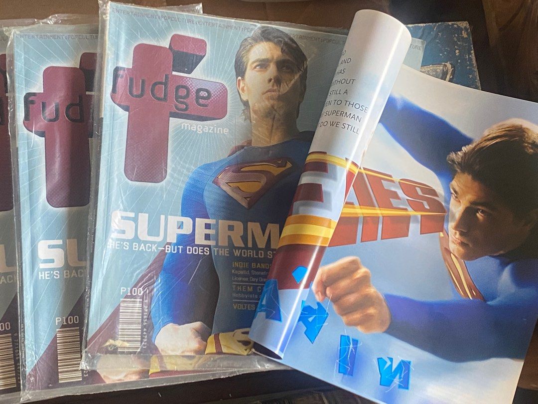 Fudge Magazine: Superman Returns cover, Hobbies & Toys, Books ...