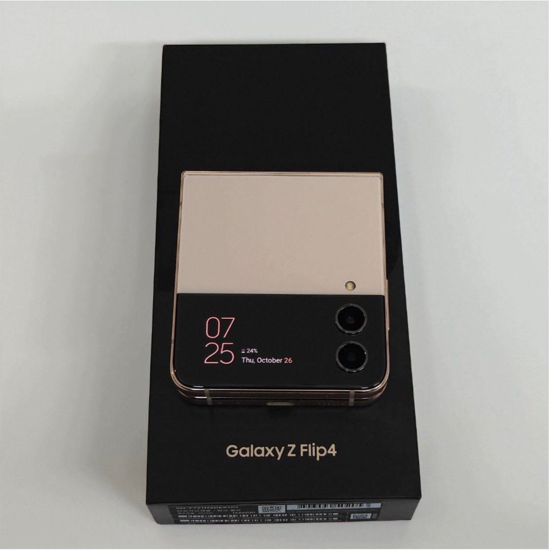 Galaxy Z Flip 4 Pink Gold 256GB, Mobile Phones & Gadgets, Mobile Phones ...