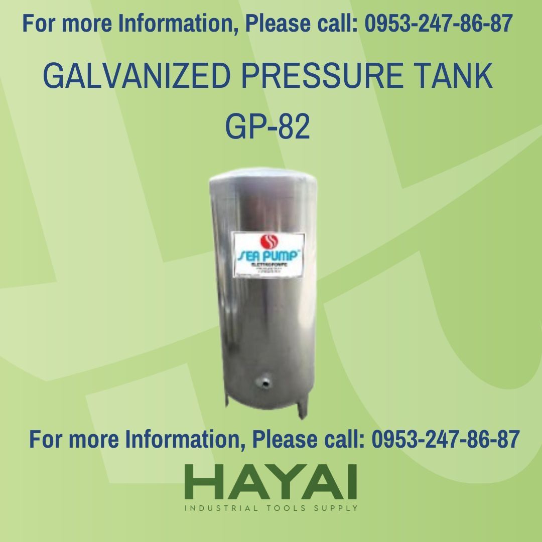 GALVANIZED PRESSURE TANK GP-82, Commercial & Industrial, Construction ...
